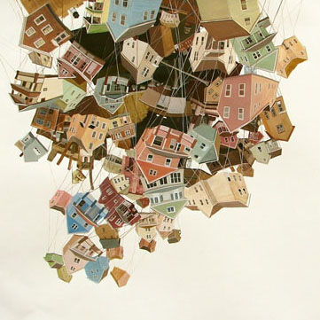 Amy Casey: Painter of Precarious Fantasy Buildings & Worlds | Urbanist