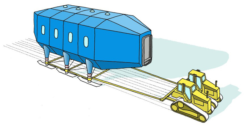 World’s First Mobile Research Station Opens in Antarctica - WebUrbanist