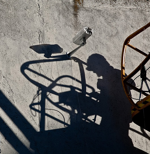 High Security: 150 Creepy Cameras Installed on 1 Blank Wall - WebUrbanist