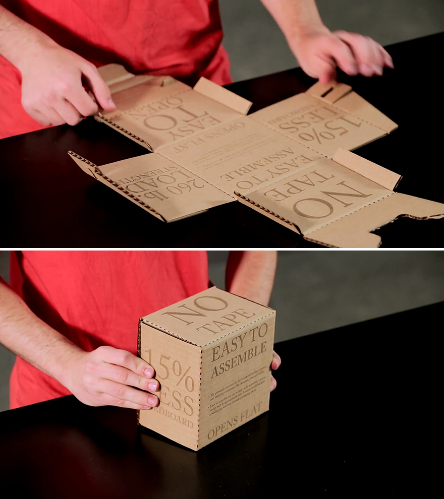 Rapid Packing Container: Students Reinvent Cardboard Box - WebUrbanist