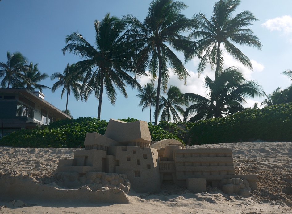 Sand Cities: Geometric Architecture Sculpted from Beaches - WebUrbanist