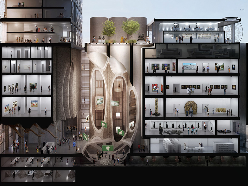 Cultural Center Carved Out of 42 Grain Silos in South Africa - WebUrbanist