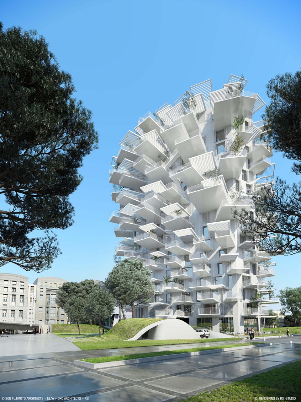 Tree-Inspired Tower: Condo Balconies Unfurl Like Leaves - WebUrbanist
