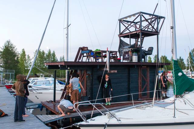 Floating Finnish Sea Sauna: Relaxing Multistory Steam Boat - WebUrbanist