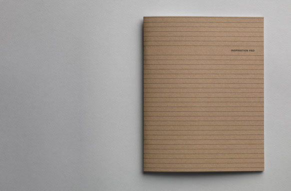 Inspiration Pad: Lined Notebook for Thinking Outside the Box - WebUrbanist