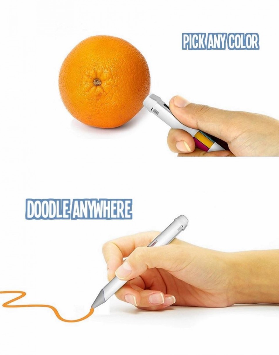 Chameleon Pen: Scan, Save & Draw Up to 16 Million Unique Hues - WebUrbanist