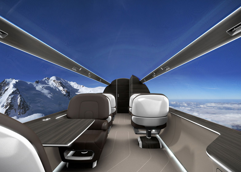 Windowless Flights: 2 Planes to Stream Live Panoramic Views - WebUrbanist
