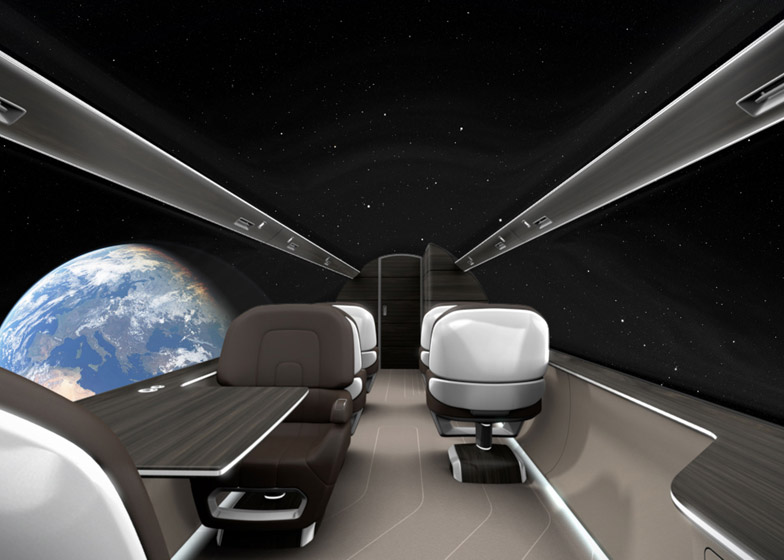 Windowless Flights: 2 Planes to Stream Live Panoramic Views - WebUrbanist