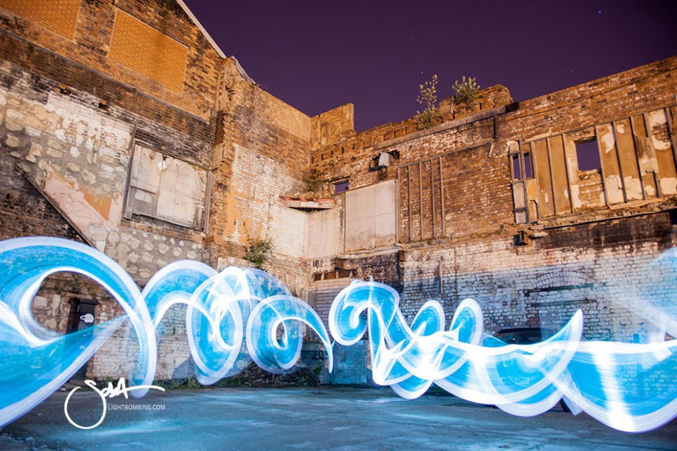 Phantom Monuments: Haunting Works of Light Graffiti by Sola - WebUrbanist