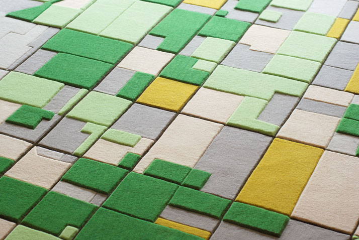 Aerial Rugs: Images from Above Converted to Carpet Patterns - WebUrbanist