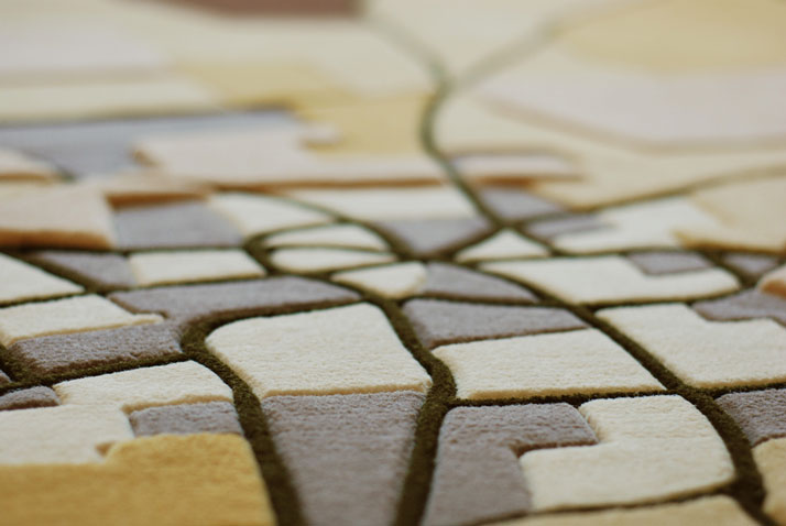 Aerial Rugs: Images from Above Converted to Carpet Patterns - WebUrbanist