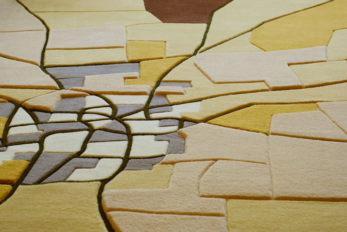 Aerial Rugs: Images from Above Converted to Carpet Patterns - WebUrbanist