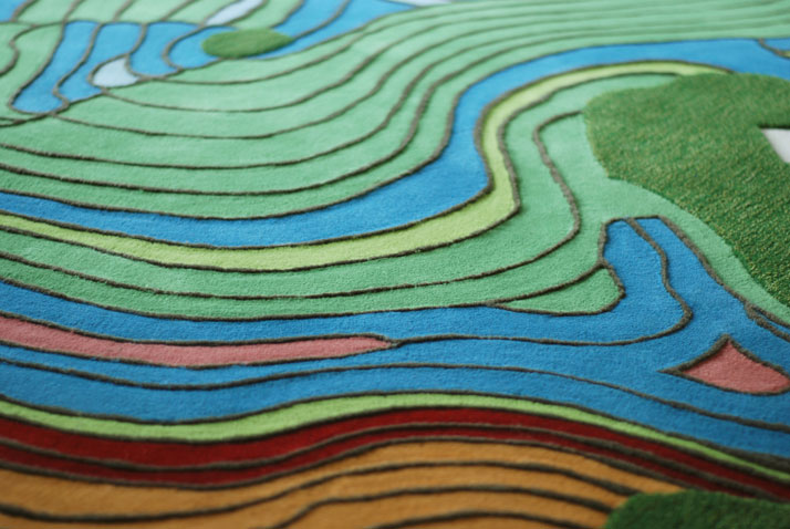 Aerial Rugs: Images from Above Converted to Carpet Patterns - WebUrbanist