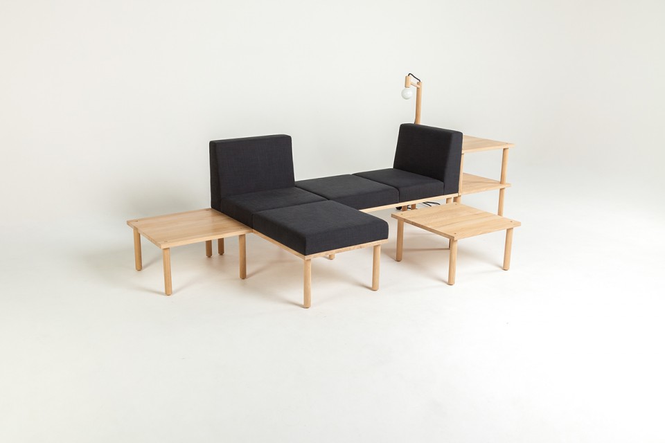 Modular Minimalism: 5-Part Kit to Create Infinite Furniture | Urbanist