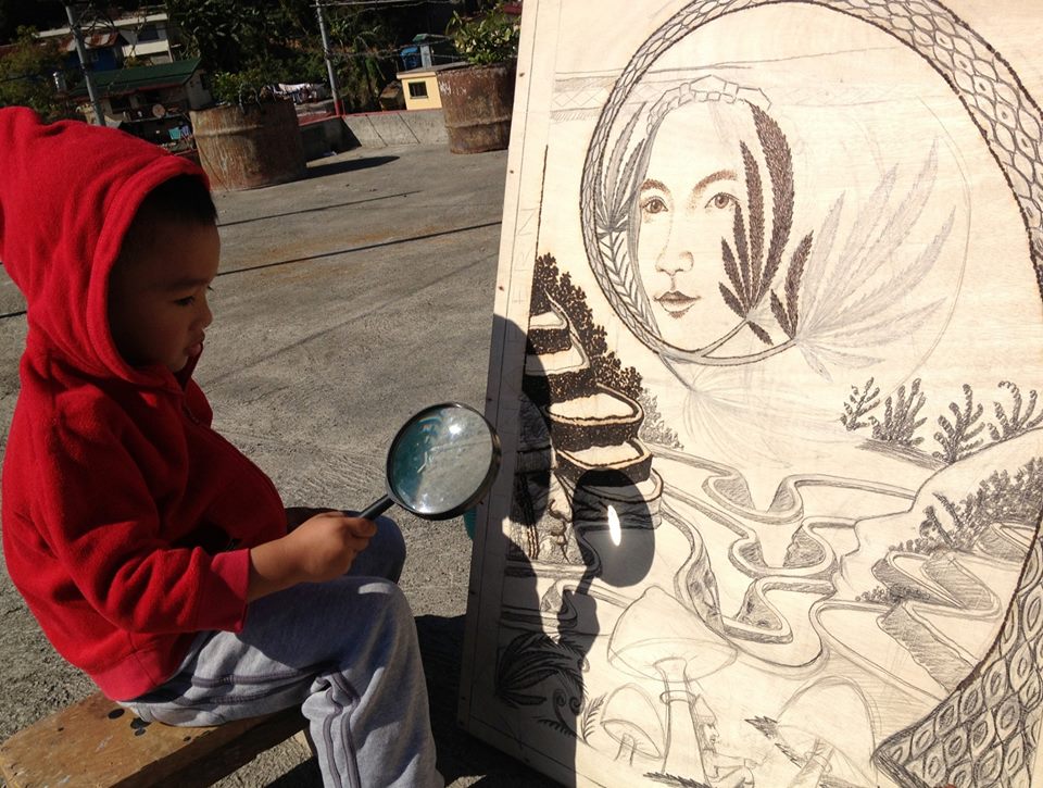 Solar-Powered Art Etched with a Magnifying Glass & the Sun - WebUrbanist