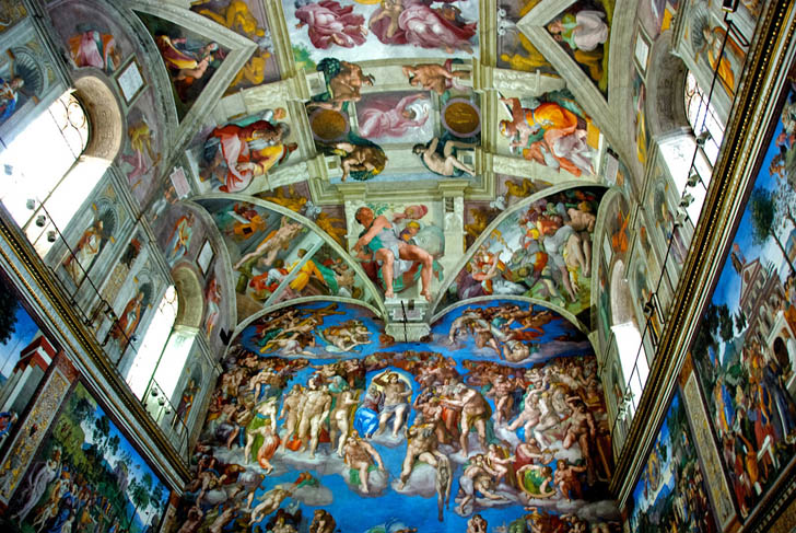 7,000 LEDs to Cast Sistine Chapel Ceiling in Bright New Light | Urbanist