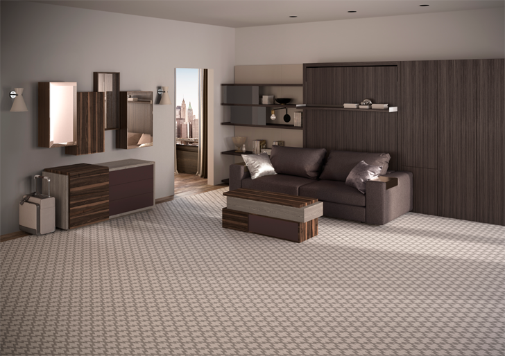 Transformer Hotel: Tiny Room Showcases Convertible Furniture | Urbanist