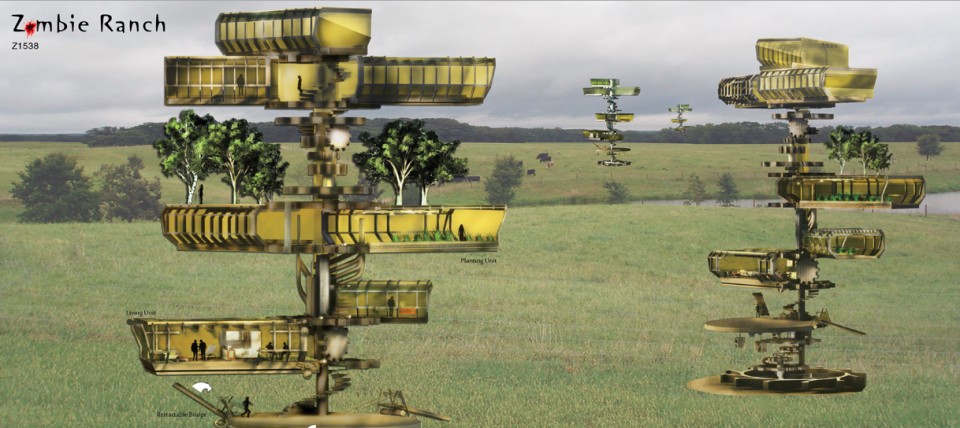 Zombie-Powered Vertical Farm: Post-Apocalyptic Safe House | Urbanist