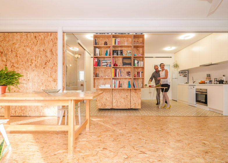 Split & Slide: Modular Dividers Make 3 Rooms in Single Space - WebUrbanist