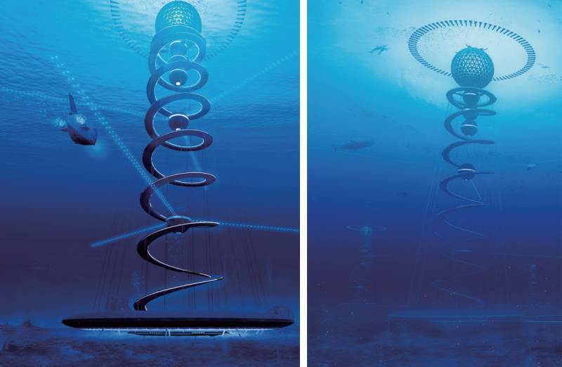 Seabed City: Japanese Company Designs Underwater Ocean Spiral | Urbanist