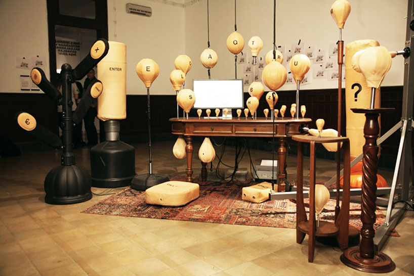 Workout Computer: Get Fit with a Punching Bag Keyboard - WebUrbanist