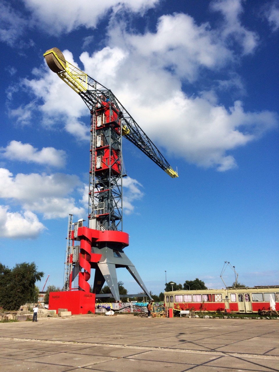 Converted Crane: 150-Foot-Tall Dutch Hotel Spins in the Wind - WebUrbanist