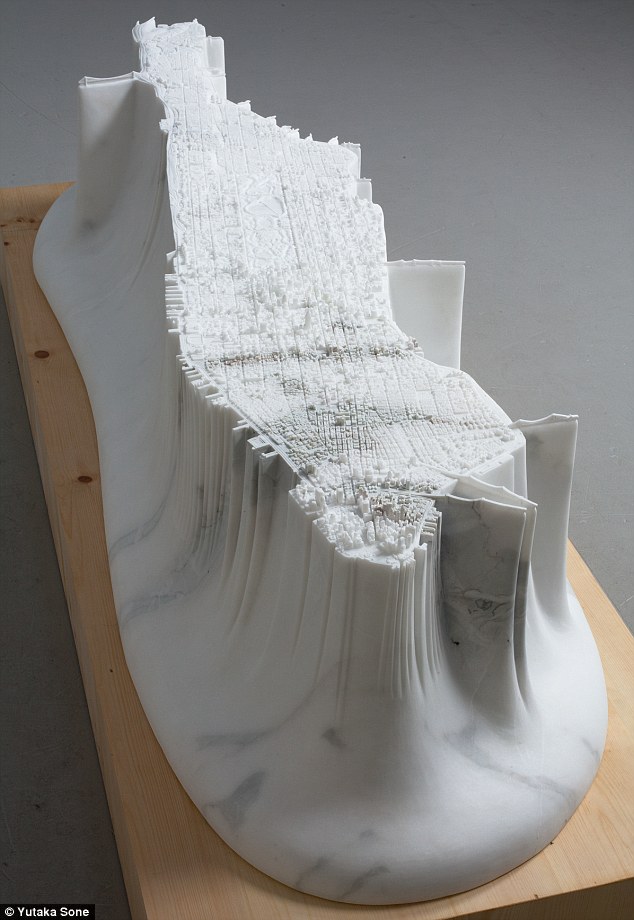 More Map Art: 27 Cool Cartographic Sculptures & Drawings - WebUrbanist