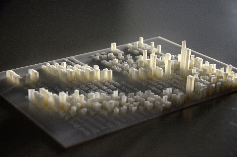 Textscape: 3D-Printed Typography Stretches Up Like City Blocks ...