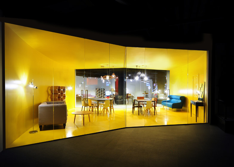 Augmented Showroom: Projections Compliment Physical Products - WebUrbanist