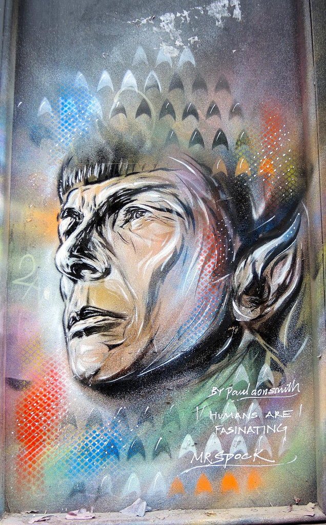 Urban Spock: 20 Fascinating Leonard Nimoy Graffiti Tributes - WebUrbanist