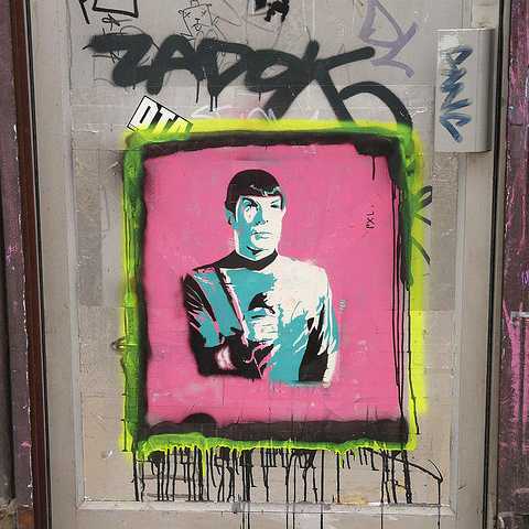 Urban Spock: 20 Fascinating Leonard Nimoy Graffiti Tributes | Urbanist