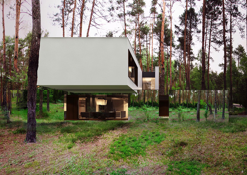 Hovering Home: Near-Invisible Mirrored Forest Residence - WebUrbanist