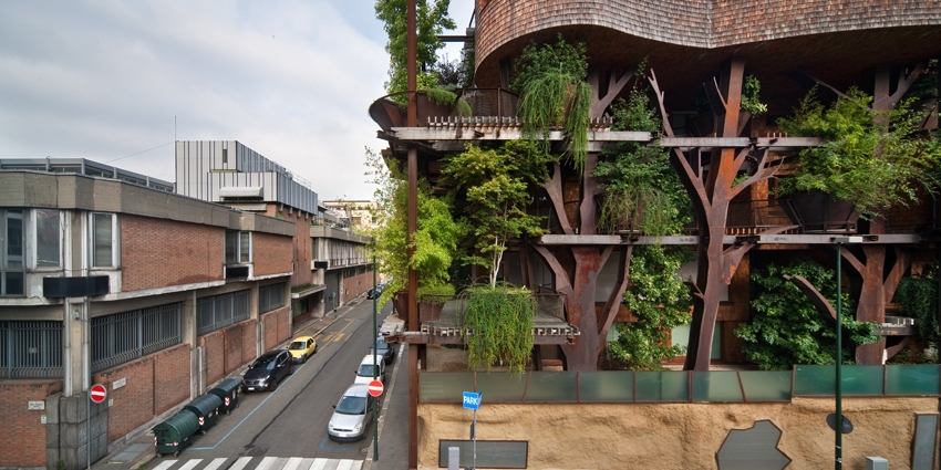 Megablock Microclimate: Urban Treehouse Apartment Complex - WebUrbanist