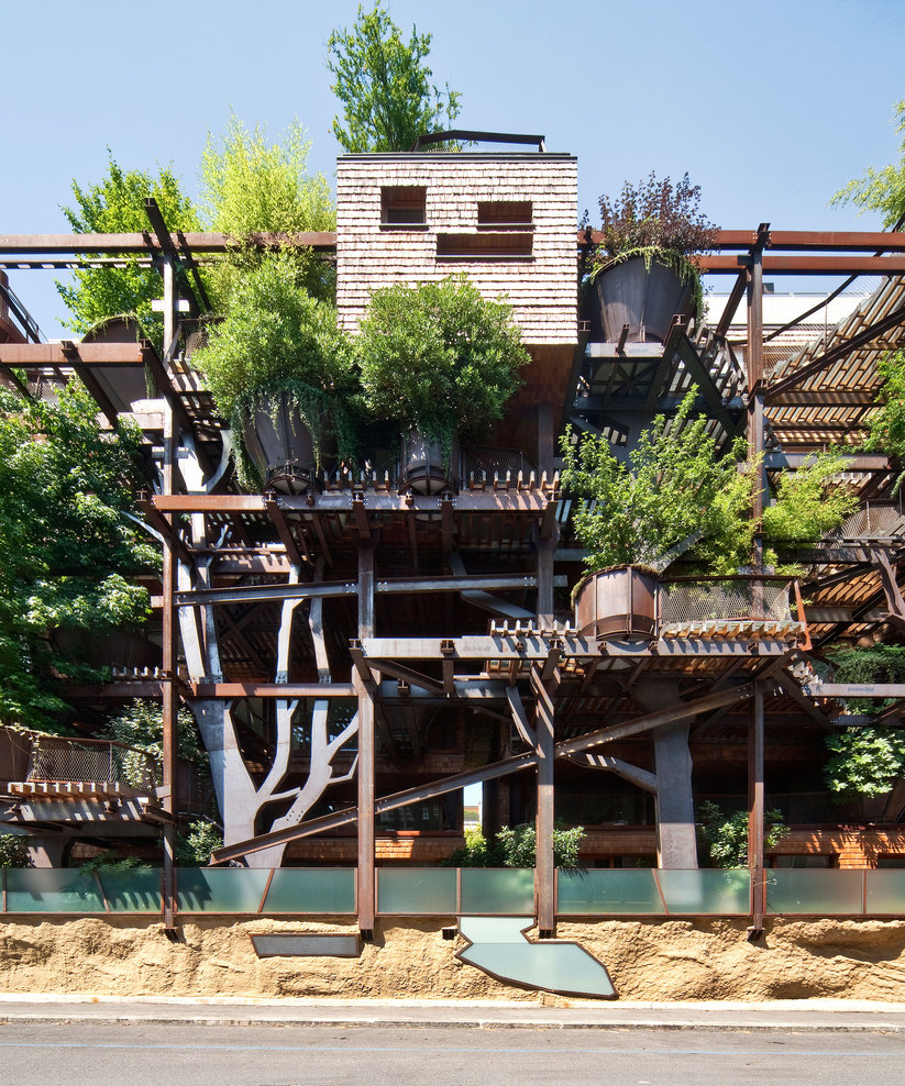 Megablock Microclimate: Urban Treehouse Apartment Complex | Urbanist