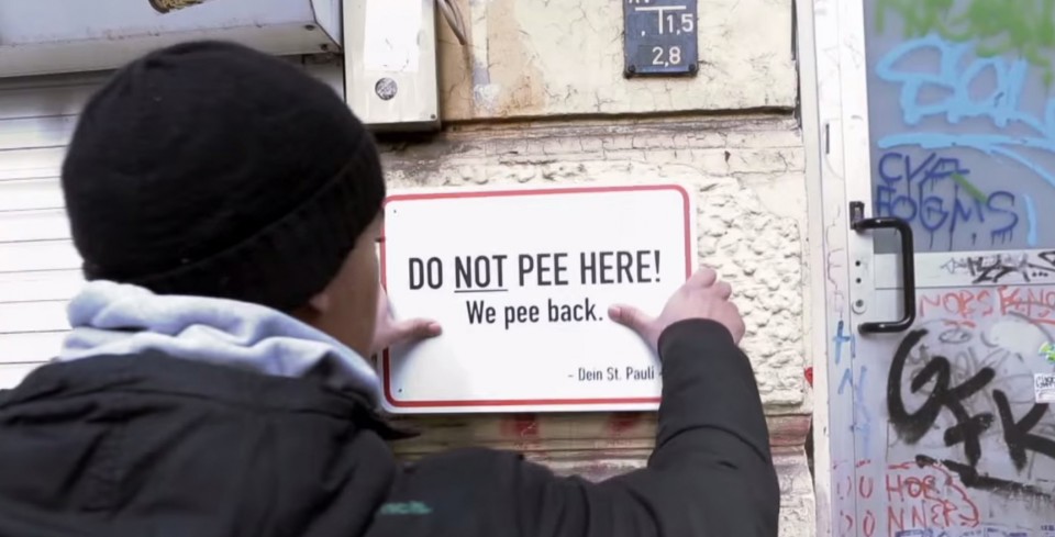 Backsplash: Deflective “Peeback” Walls Fight Public Urination | Urbanist
