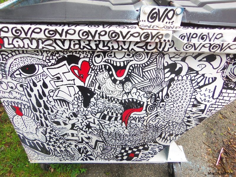 Dumpster Divine: 12 Flashy Trashy Artistic Dumpsters | Urbanist