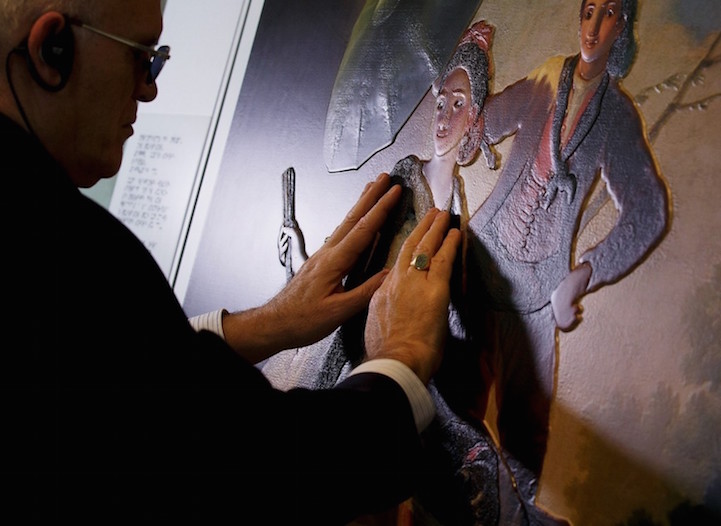 Touching Art: Raised Prints of Famous Paintings for the Blind - WebUrbanist