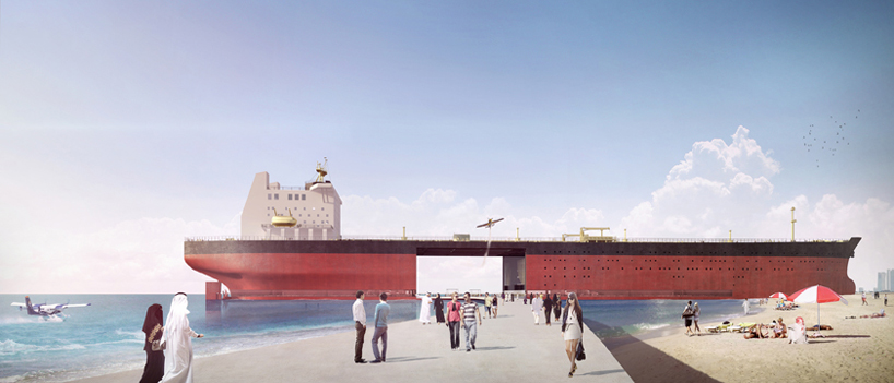Black Gold: Turning Oil Tankers into Giant Land Architecture - WebUrbanist