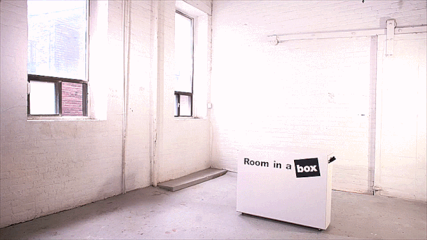 Room in a Box: Portable Tool-Free Bedroom Set in 30 Minutes | Urbanist
