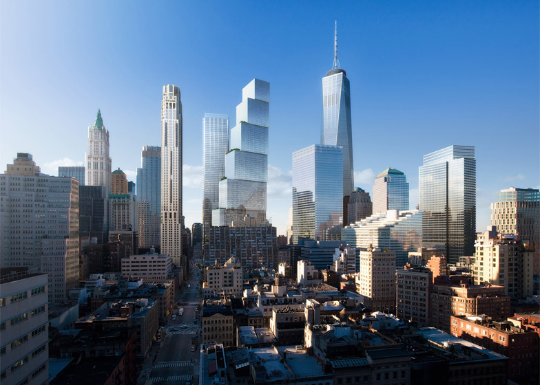 Two World Trade Center: BIG Redesign Deconstructs Skyscraper - WebUrbanist