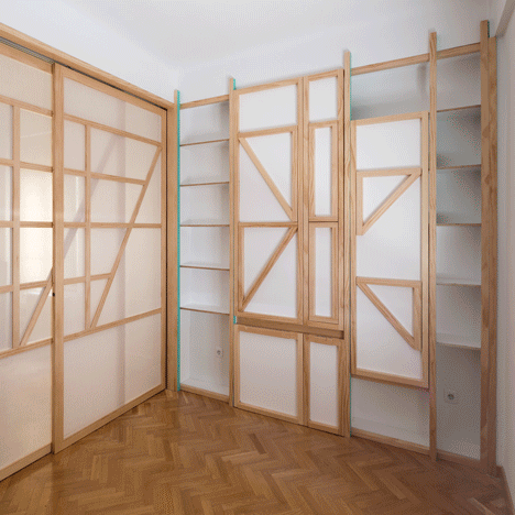 Hide-a-Room: Flip-Out Wall Furniture Puts 3 Rooms in 1 Space - WebUrbanist
