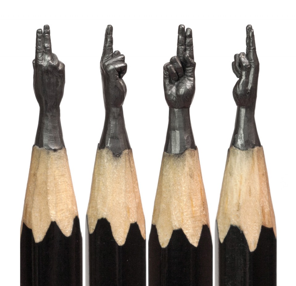 Lead Finger: Incredible Miniatures Carved Out of Pencil Tips - WebUrbanist