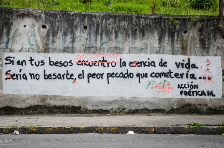 Guerrilla Grammarians Fix Street Graffiti Spelling & Punctuation ...