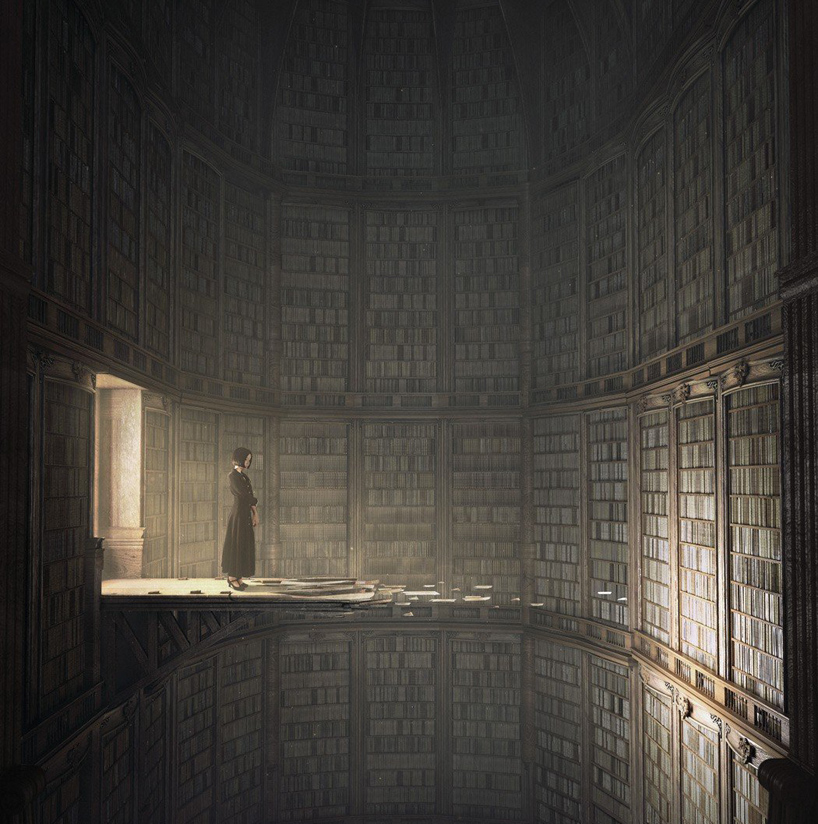 Fictional Libraries: Images Make Information Inaccessible - WebUrbanist