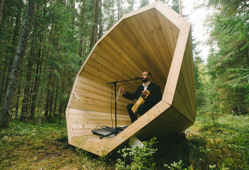 Tone Tunnels: Huge Forest Megaphones Amplify Sounds of Nature | Urbanist