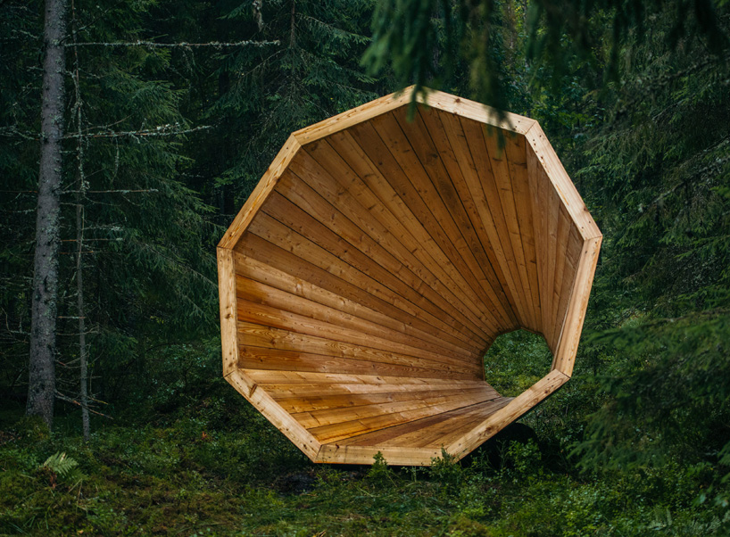 Tone Tunnels: Huge Forest Megaphones Amplify Sounds of Nature | Urbanist