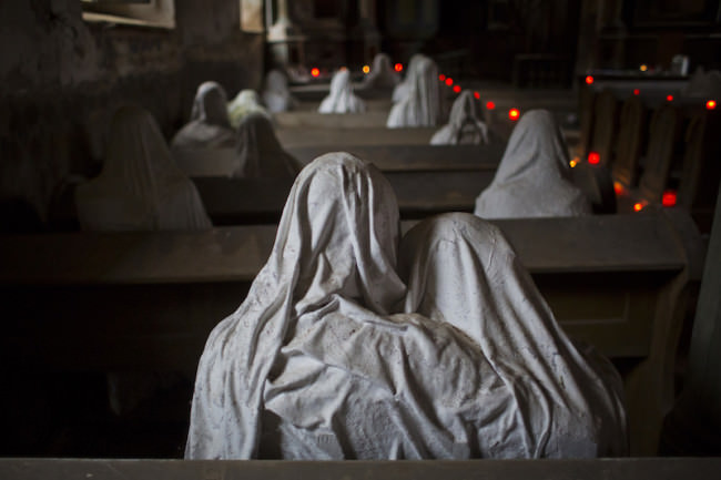 Ghost Church: Creepy Statues Invade Abandoned Czech Chapel | Urbanist