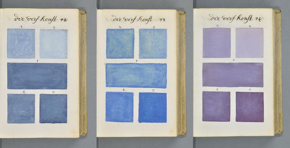 Proto-Pantone: 800-Page Color Palette Guide Book Hand-Drawn in 1600s ...