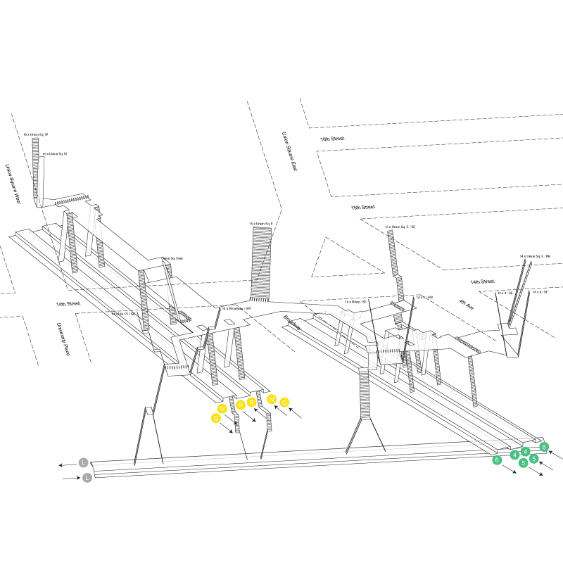 Wayfinding in Subways: 3D Blueprints Show NYC Tunnel Systems - WebUrbanist