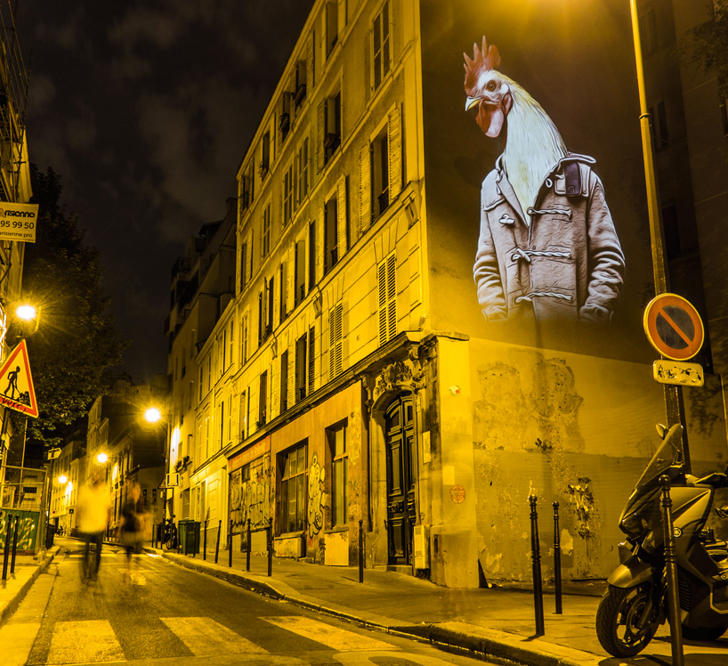 Paris Safari: Projected Wildlife Gets Chic in the City - WebUrbanist